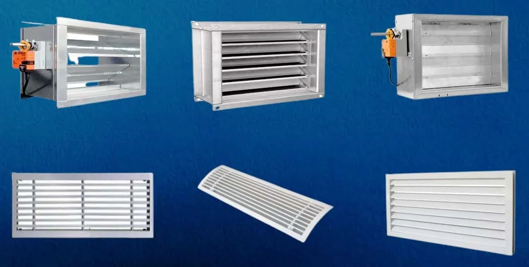 Manufacturers of Grilles Registers Diffusers Dampers & VCD